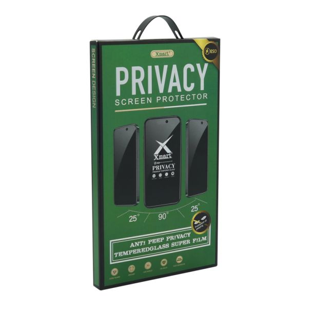 Folija za zaštitu ekrana Glass X mart 9D Privacy za iPhone 13/13 Pro/14