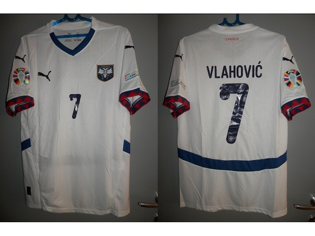 Srbija dres (EURO 2024) Vlahović 7 Serbia (Gostujući)