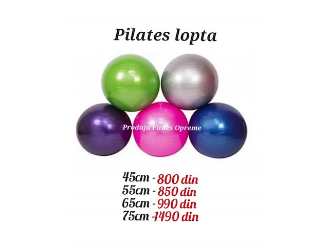 Lopte za pilates NOVO