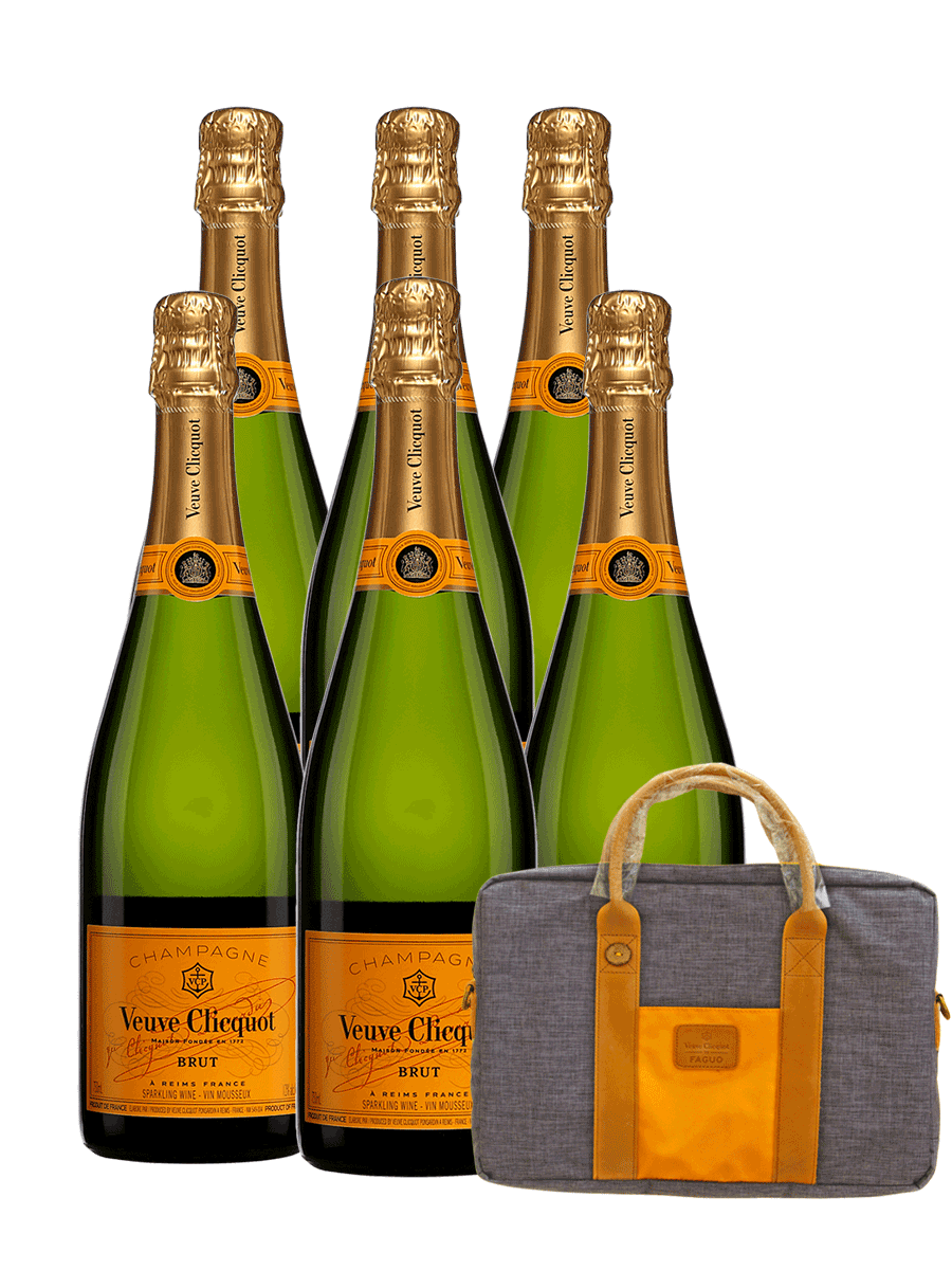 Veuve Clicquot Brut paket + poklon Faguo torba za laptop