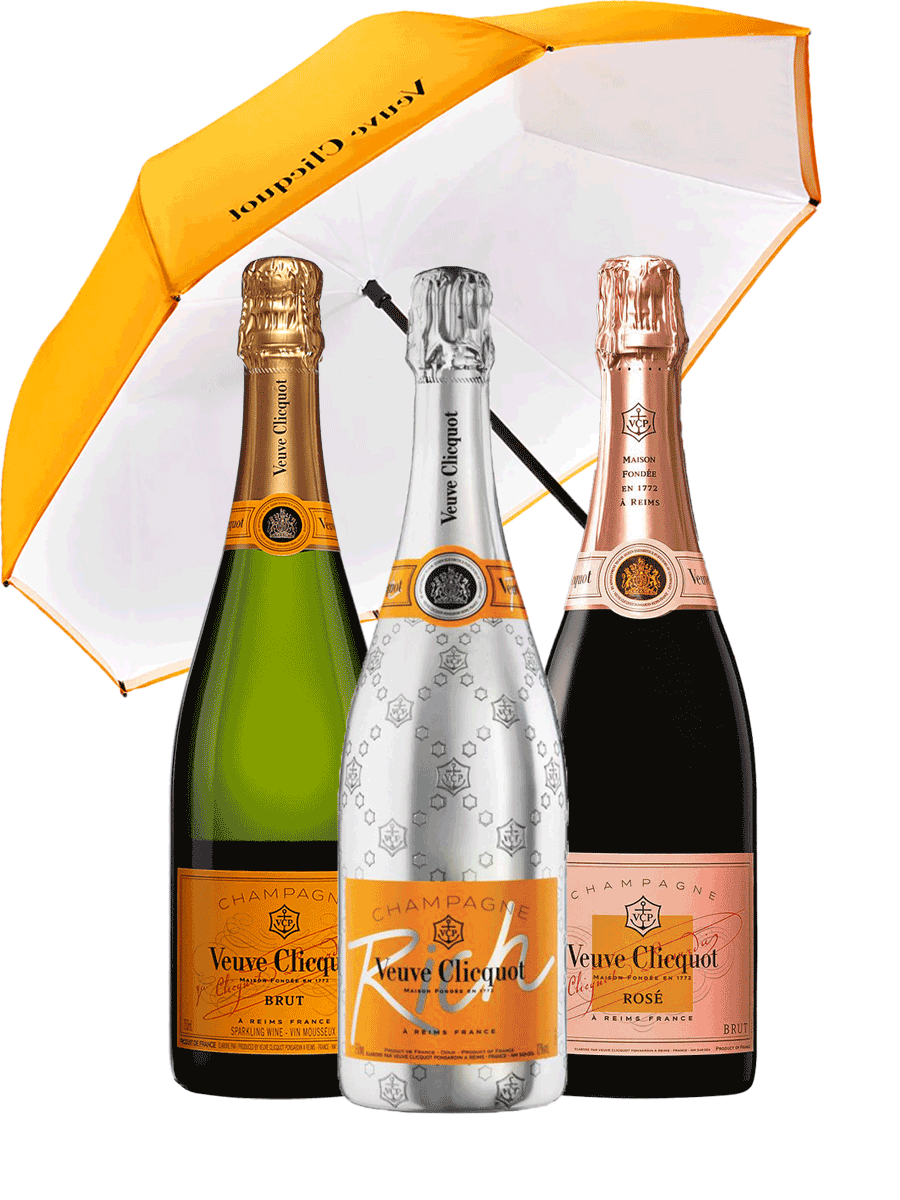 Veuve Clicquot Brut Premium paket + poklon kišobran