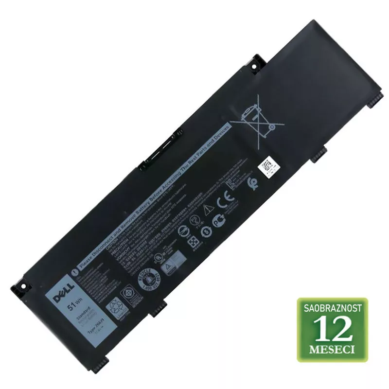 Baterija za laptop DELL G3 15 D3590 / 266J9 11.4V 51Wh