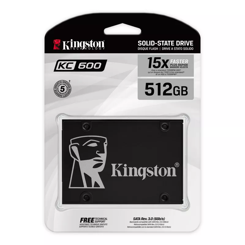 SSD KINGSTON KC600 512GB/2.5″/SATA 3/crna