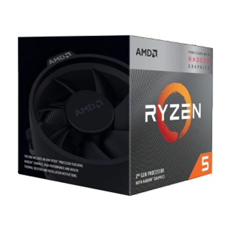 AMD Ryzen 5 3400G 4 cores 3.7GHz (4.2GHz) Box procesor