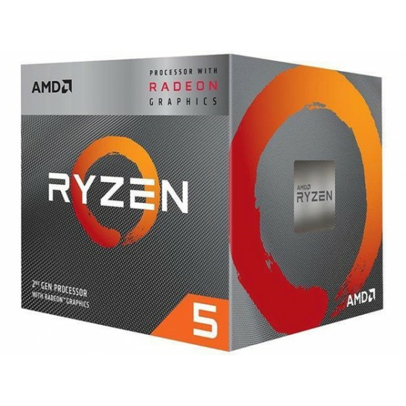 CPU AM4 AMD Ryzen 5 3400G, 4C/8T, 3.70-4.20GHz YD3400C5FHBOX