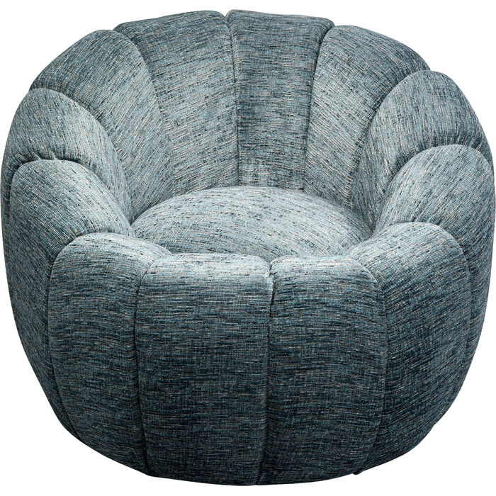 Swivel Armchair Fiori Blue