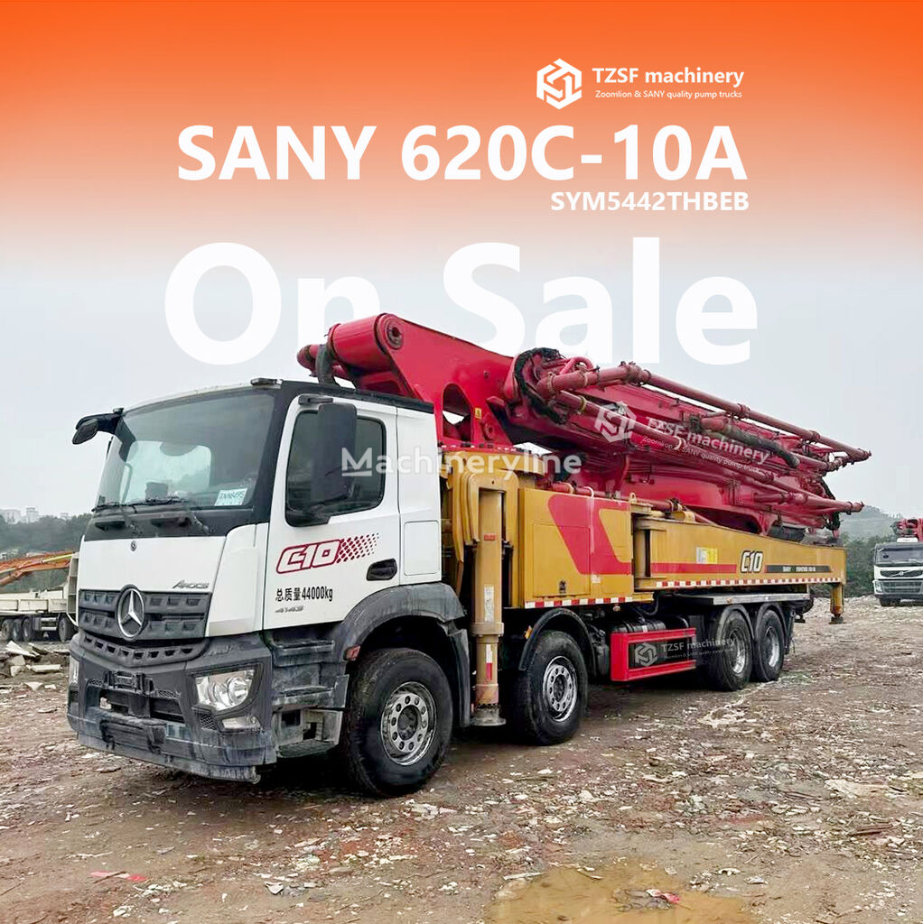 Sany SYM5442THBEB 620C on Mercedes-Benz chassis Euro 5 pumpa za beton