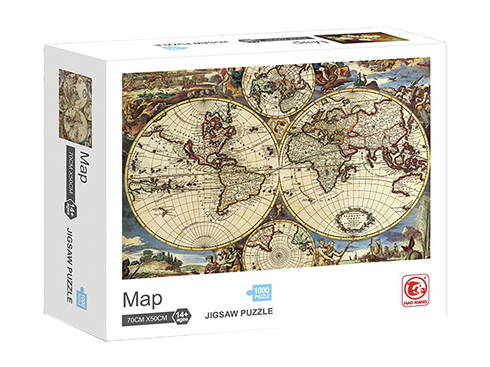 Puzzle 1000 delova Mapa sveta