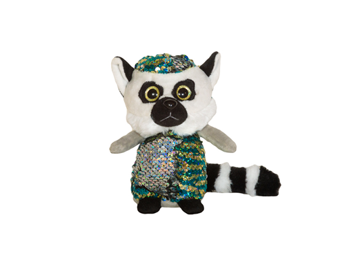 Plišani lemur sa šljokicama 14cm