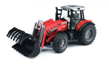 Nova Bruder traktor Massey Ferguson z ładowaczem 02042 industrija zabave