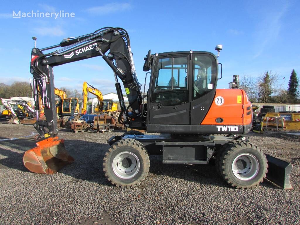 Yanmar B 110 W / Schaeff / Terex TW 110 Mobilbagger bager točkaš