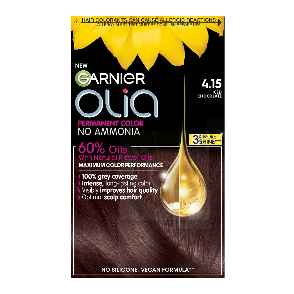 GARNIER OLIA BOJA ZA KOSU 4.15 LEDENO ČOKOLADNA