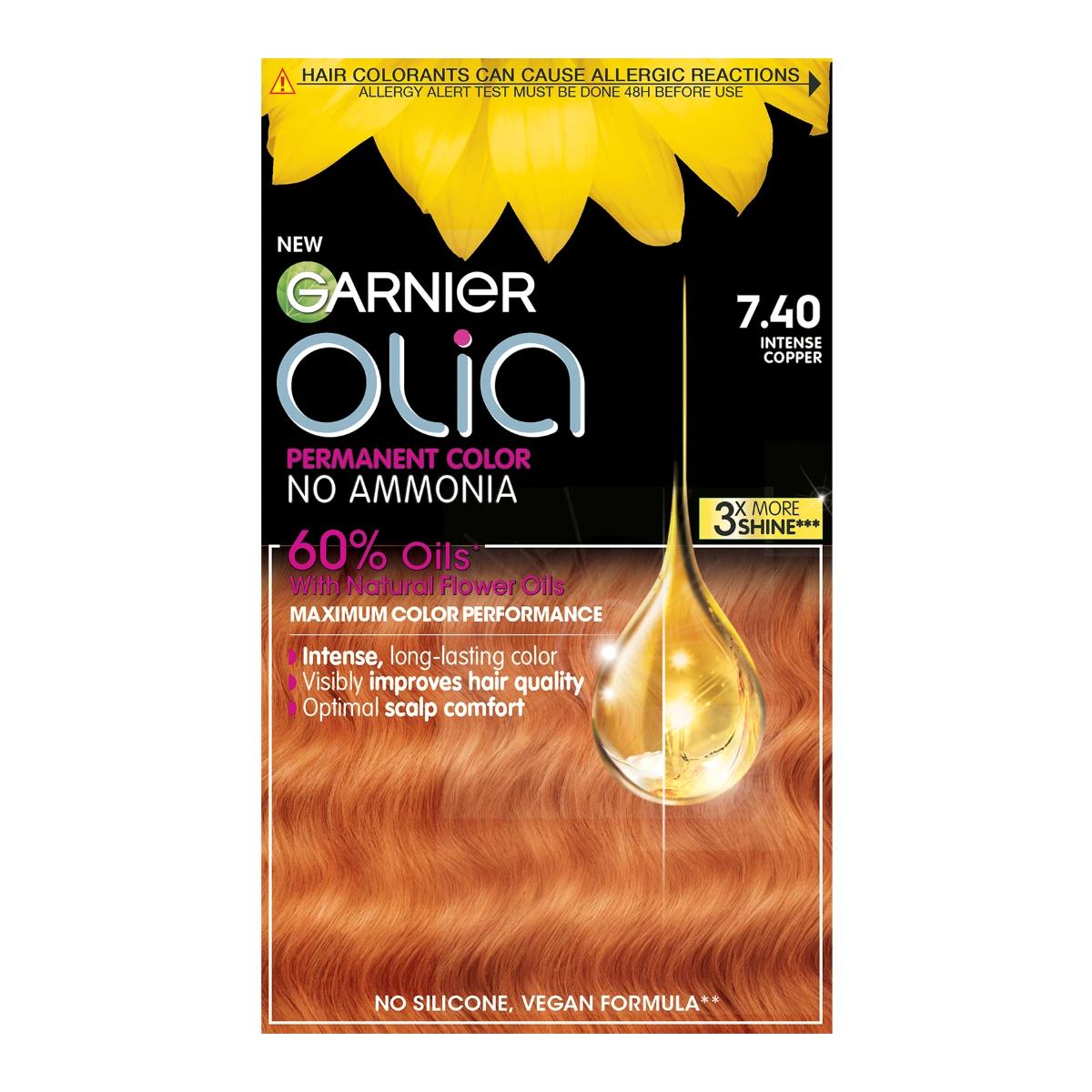 GARNIER OLIA BOJA ZA KOSU 7.40 INTENZIVNO BAKARNA