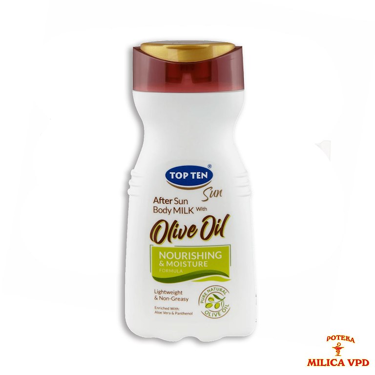 Top Ten After Sun Olive Oil mleko za telo posle sunčanja 200 ml