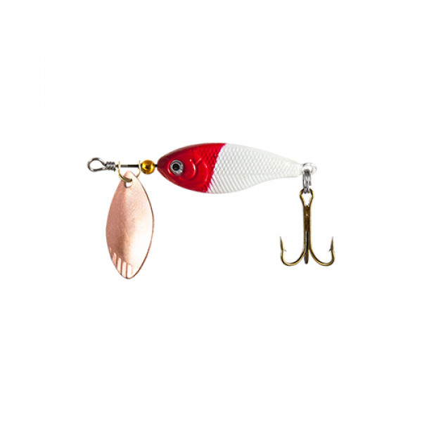 Varalica Wizard Chub Spinner 8g Belo - Crvena