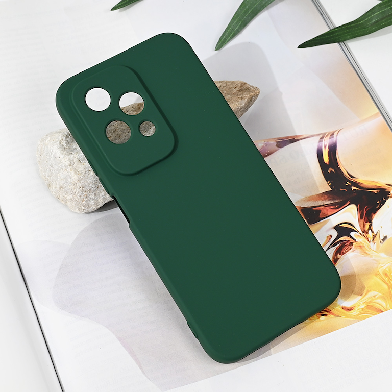 Maska(futrola) Teracell Soft Velvet za Honor 200 Lite tamno zelena