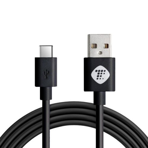 USB Data kabl Teracell Plus 2.4A Type C crni 2m