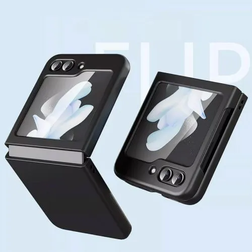 Futrola - maska Elegant Fold za Samsung Galaxy Z Flip 6 crna