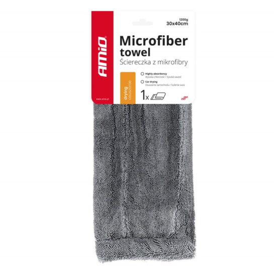 Krpa mikrofiber dvostrana 40x30cm 1200g / m2 – Amio 03759