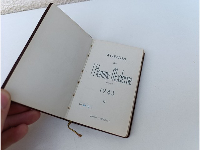 1943 Agenda Moderne