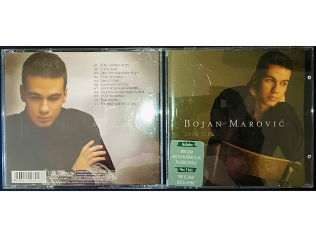 Bojan Marovic-Zbog Tebe CD (2004)