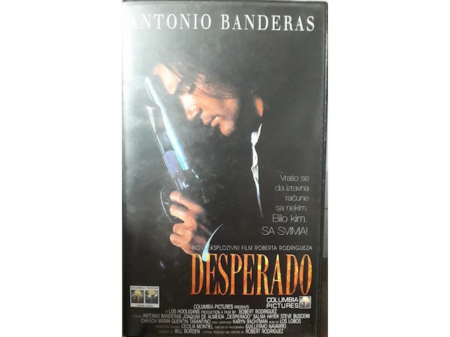 Desperado Antonio Banderas VHS Kaseta