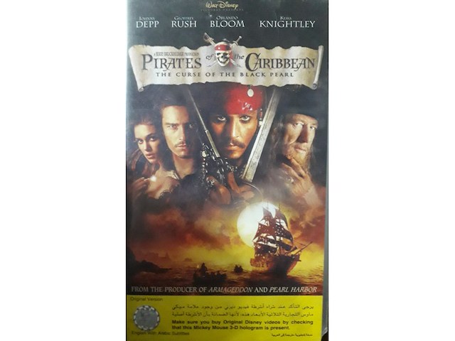 PIRATES CARIBBEAN  VHS Kaseta