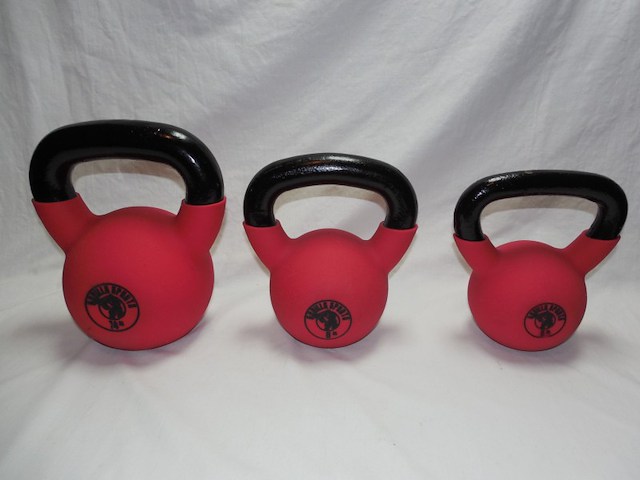 Set Kettlebell 14kg 8kg 6kg liveni Gorilla Sports