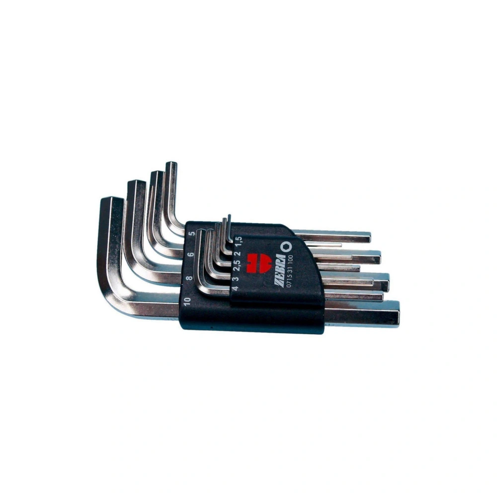 Set ZEBRA ugaonih imbus ključeva, 9 komada