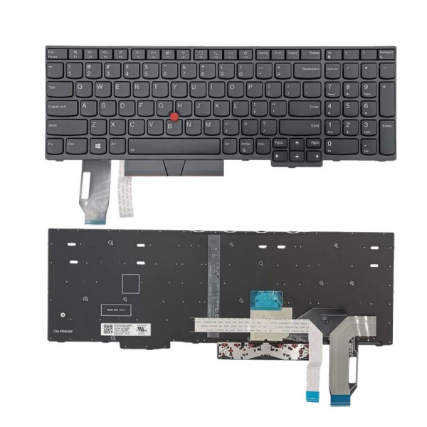 Tastatura za laptop Lenovo ThinkPad E580 E585 L580 P72 T590 E590 E595 sa pozadinskim i gumbom