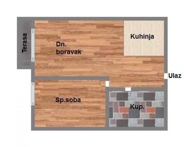 Dvosoban stan na prodaju, 40m2, 102.440€