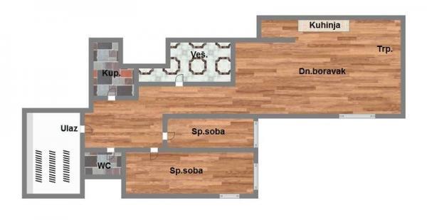 Trosoban stan na prodaju, 96m2, 158.920€