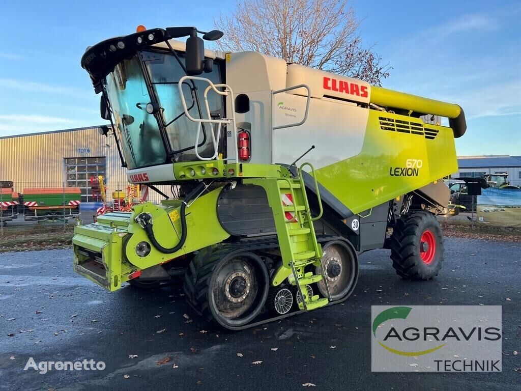 Claas LEXION 670 TERRA TRAC 4-TRAC / ALLRAD kombajn za žito