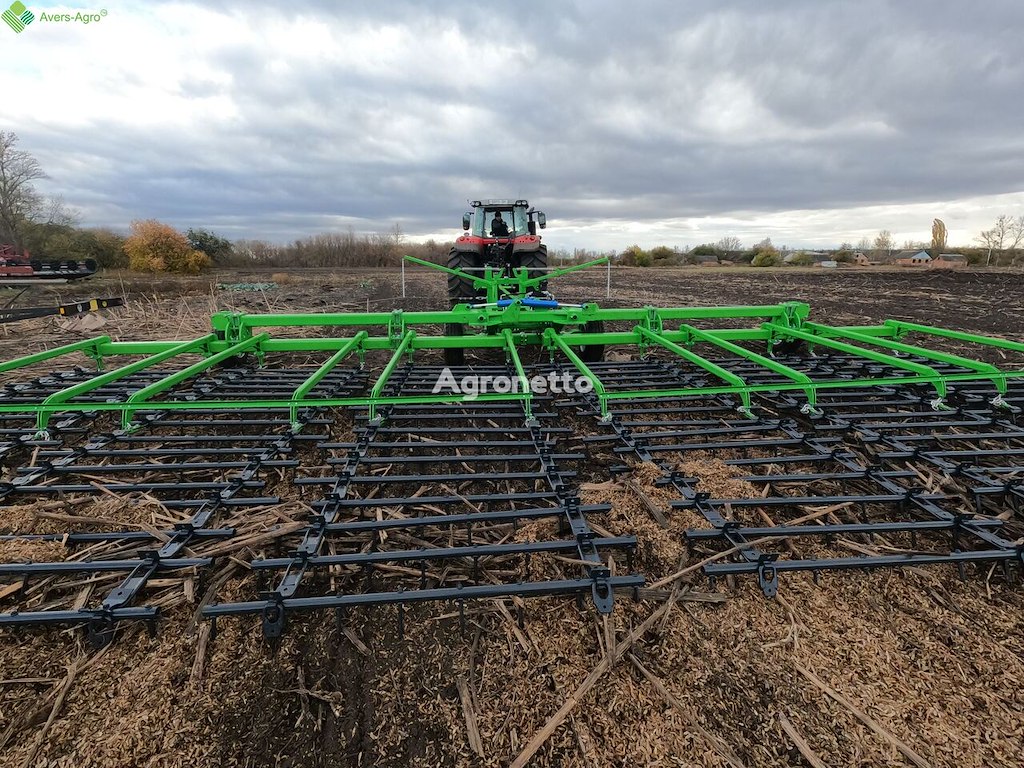 Nova Flex harrow Green Way 11 m on tandems zupčasta drljača