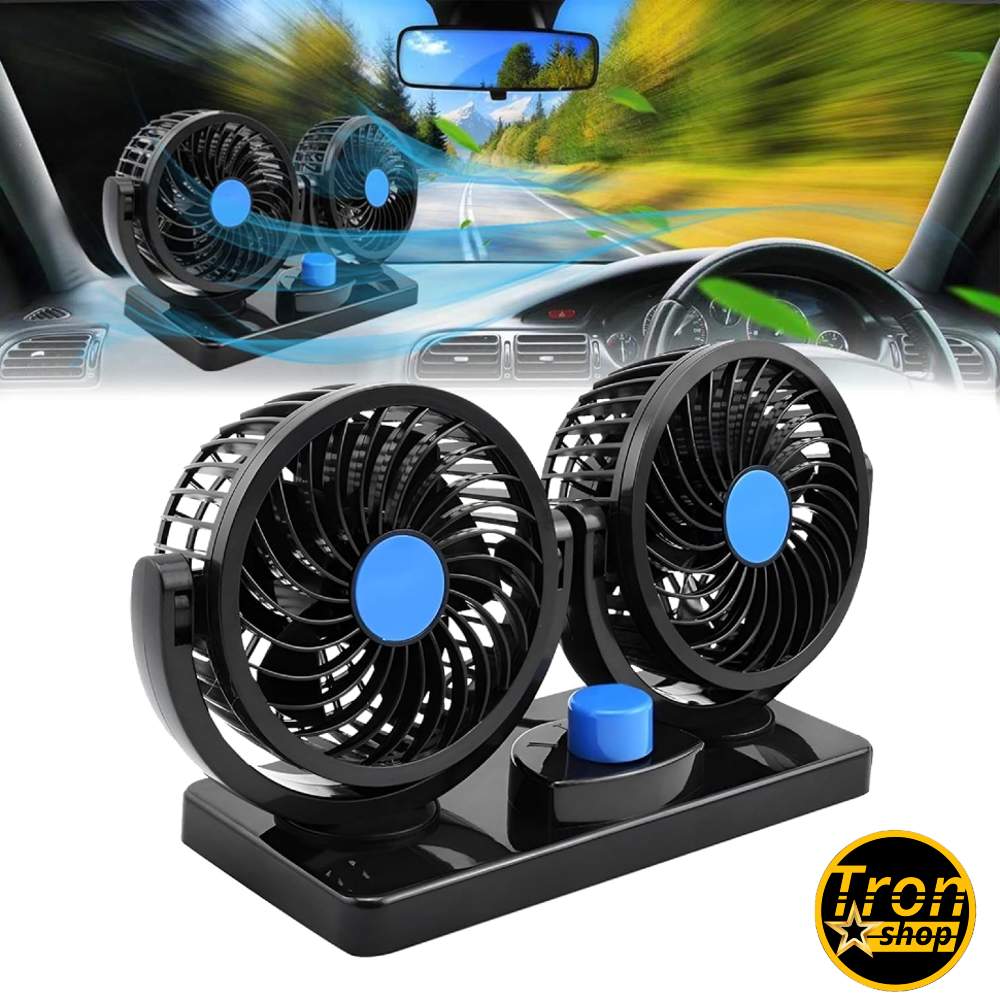 Dupli snažni ventilator za auto, kombi, kamion