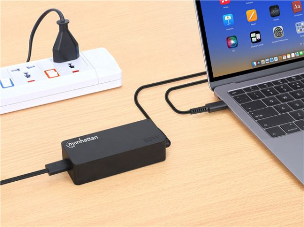 Manhattan USB-C Power Delivery Laptop Charger - 65 W