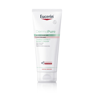 Eucerin DermoPure Krema za telo sa trostrukim efektom, 200 ml