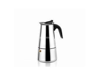 HAEGER CP-06S.001A DŽEZVA ZA ESPRESSO KAFU ČELIK 6 ŠOLJICA 300ML ČELIK