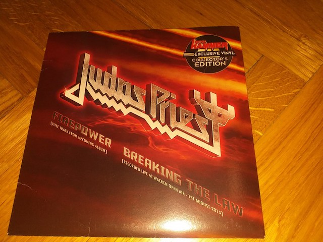 Judas Priest - Firepower / Breaking The Law 7`