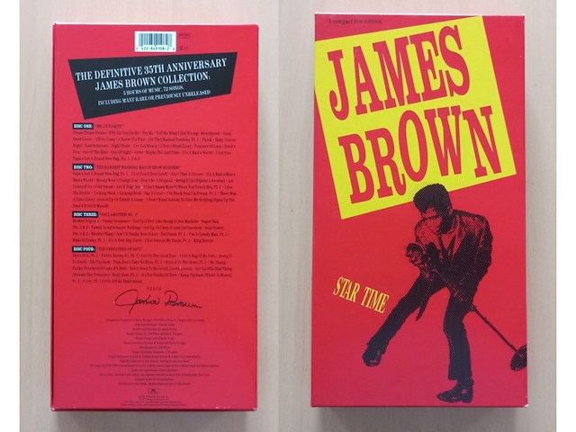 JAMES BROWN - Star Time (4CD box+book) Made in USA