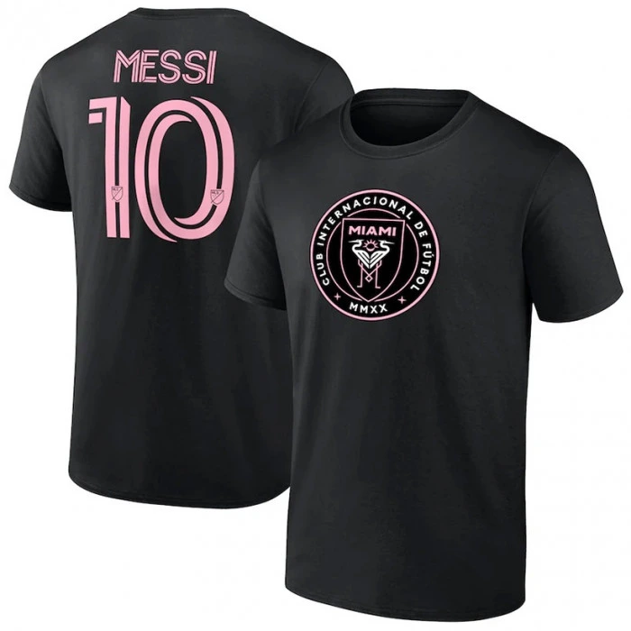 Lionel Messi Inter Miami CF Authentic Stack Black majica