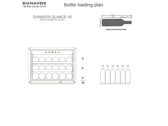 DVH-19.50B.TO DUNAVOX vinska vitrina