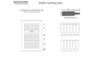 DVH-44.120DB.TO DUNAVOX vinska vitrina