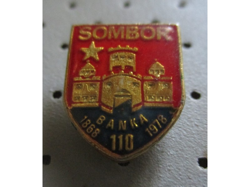 Z2- Značka Somborska Banka 110 g. Sombor Jugoslavija