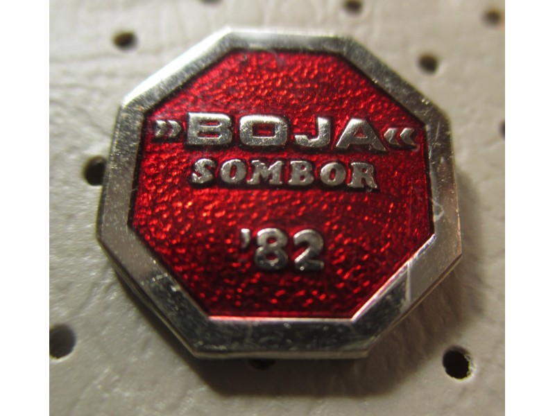 Z2- Značka Boja 1982. Sombor Jugoslavija