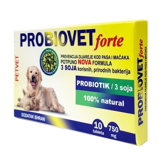 InterAgroVet Probiovet 750mg 10 tbl