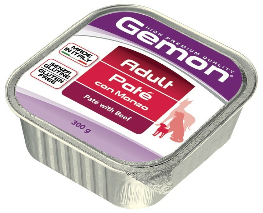 Gemon Govedina u pašteti - Adult 300g