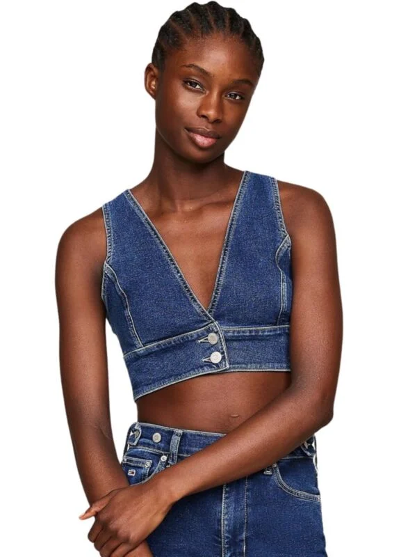 Tommy Hilfiger - Crop top od teksasa