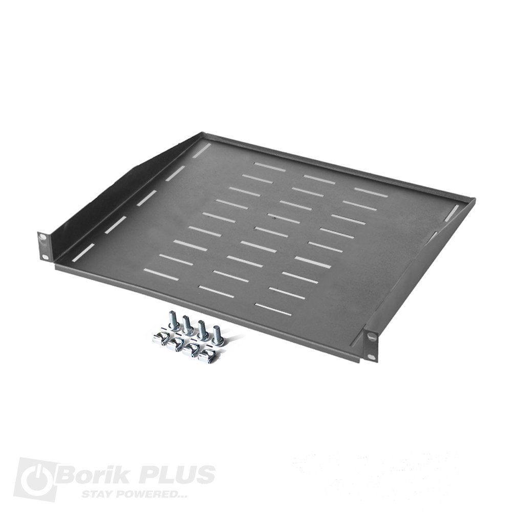 Rack Polica dubine 300mm za rek 19″ CRNA