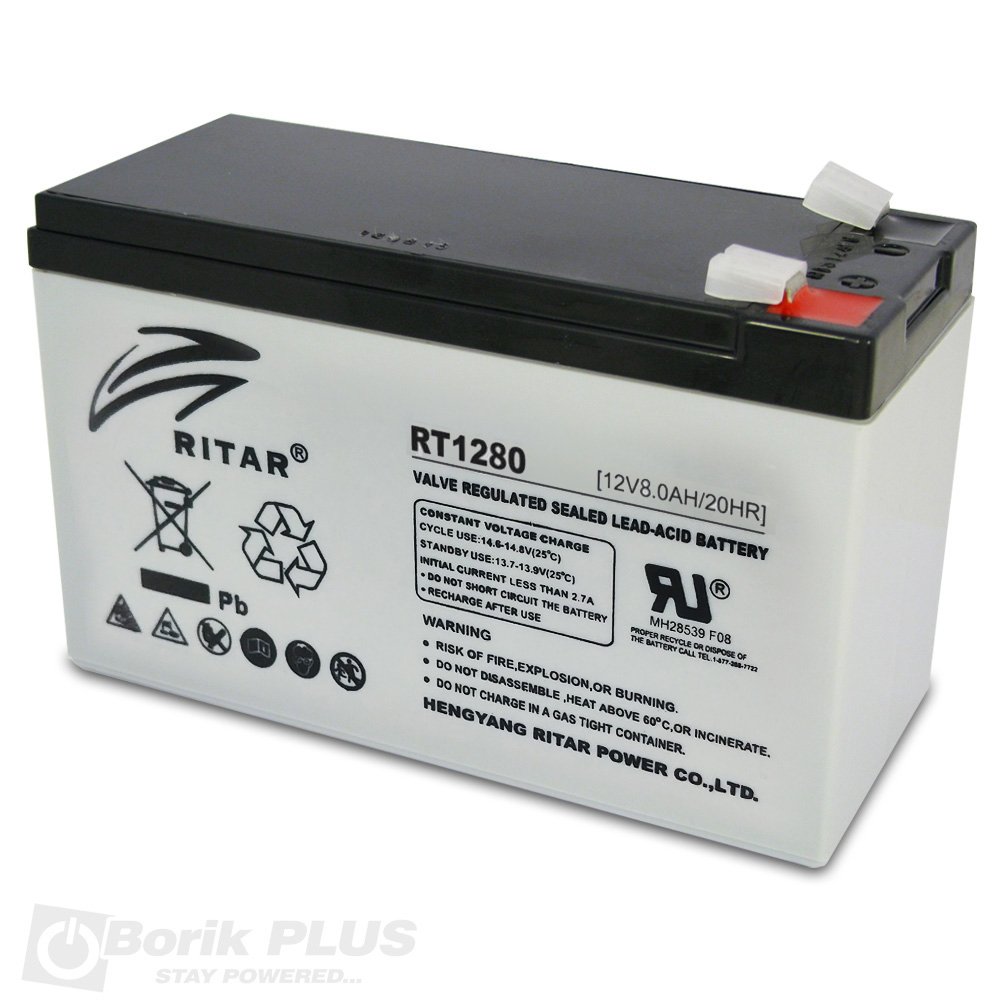 Ritar RT1280 Olovna VRLA baterija 12V 8Ah